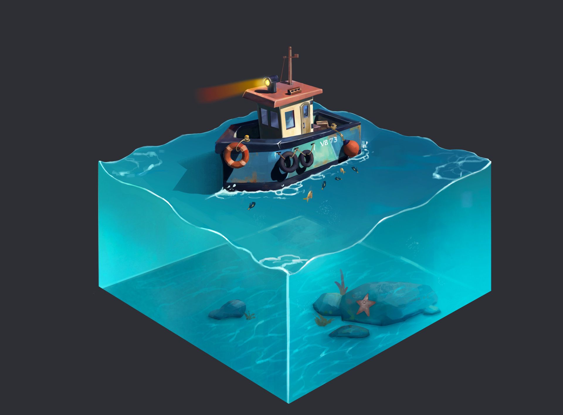 3D SEA WORLD ILUSTRATIONS | NFT Collection | Airnfts
