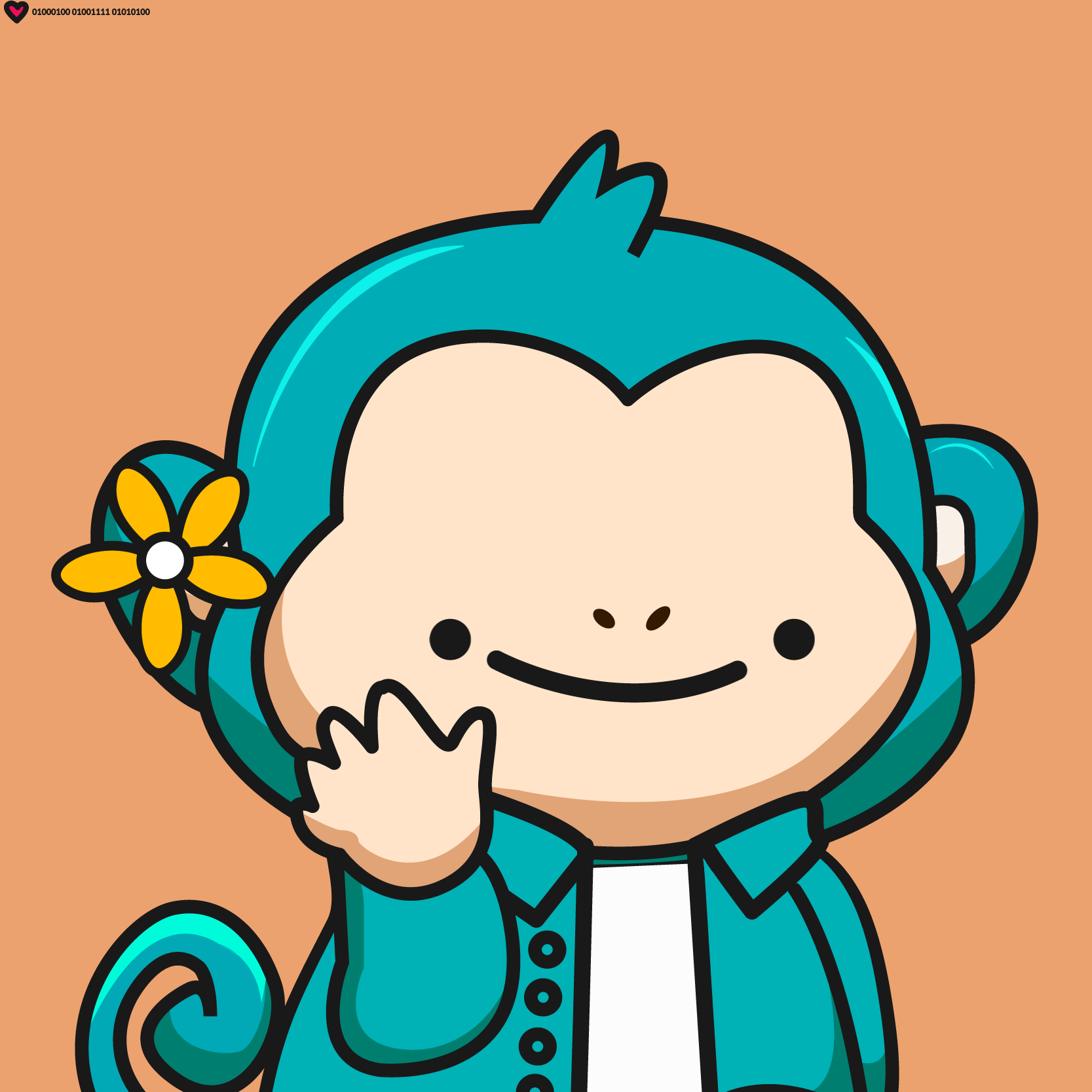 Cute Monkey #44 | NFT Collection | Airnfts