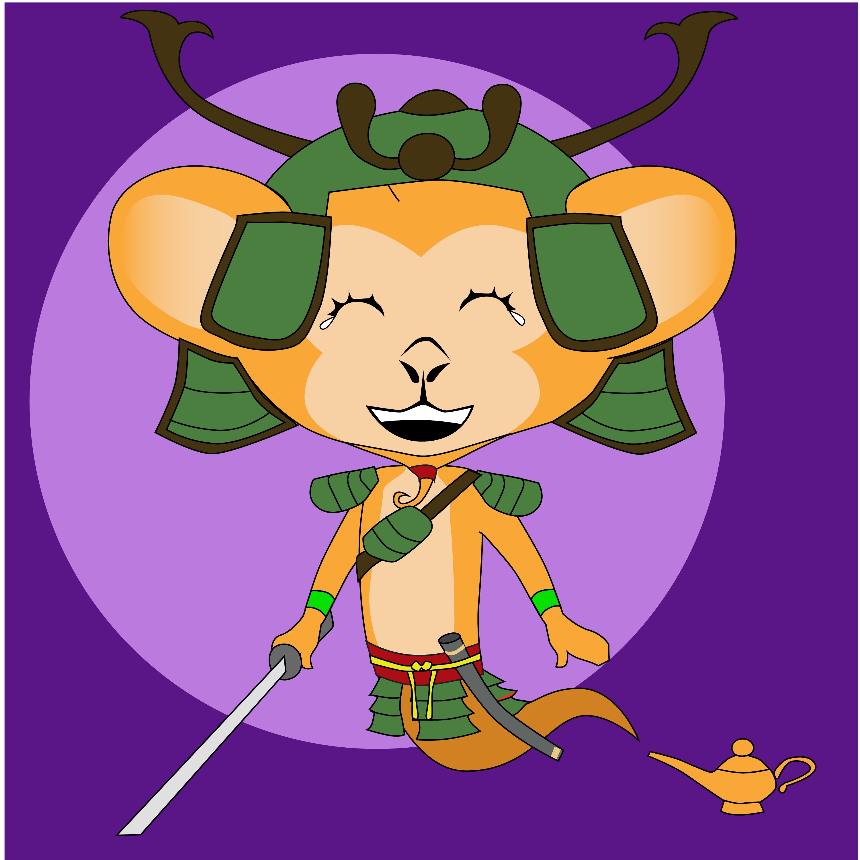 Chibi Monkey Genie #0048 | NFT Collection | Airnfts