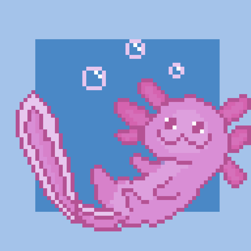 Pixel Axolotl 2/3 | NFT Collection | Airnfts
