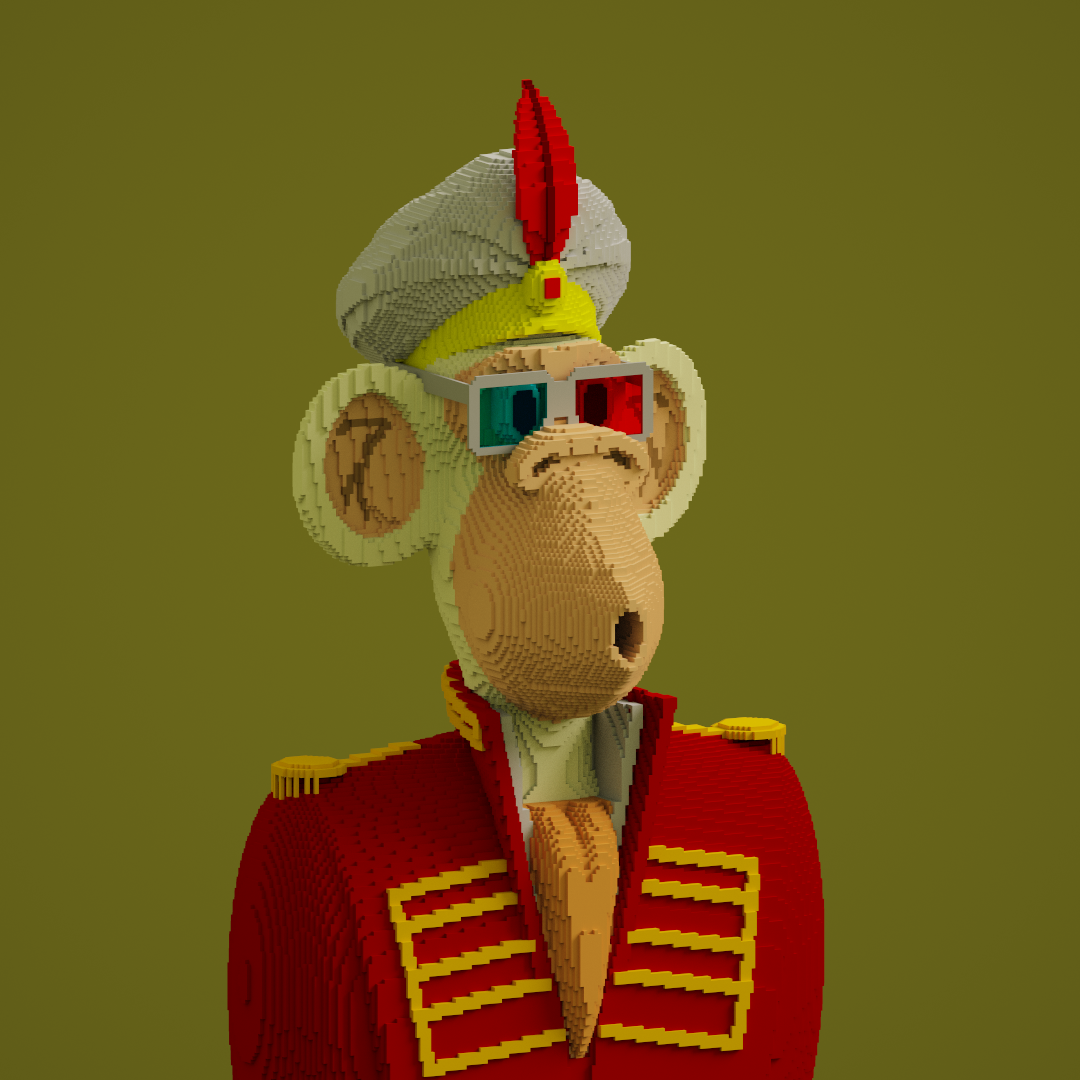 Voxel Chimps #124 | NFT Collection | Airnfts