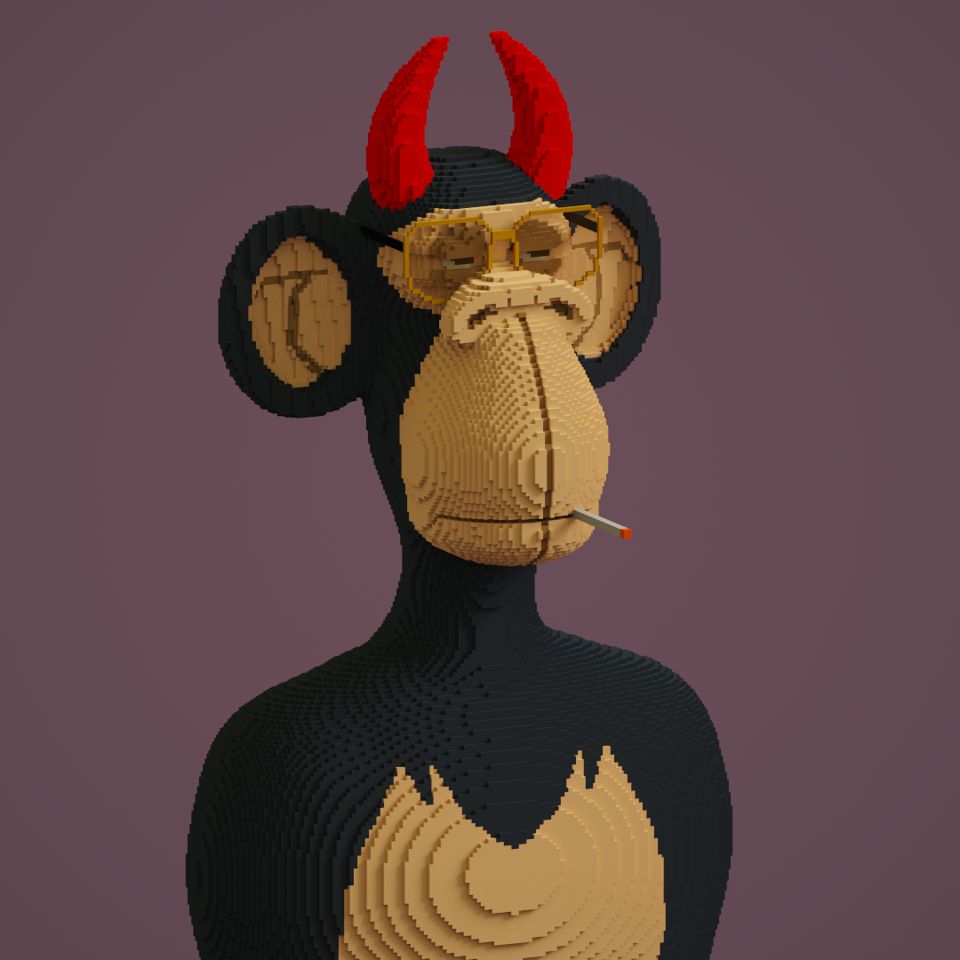 Voxel Chimps #127 | NFT Collection | Airnfts