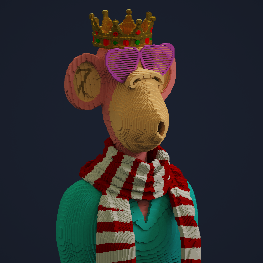 Voxel Chimps #135 | NFT Collection | Airnfts