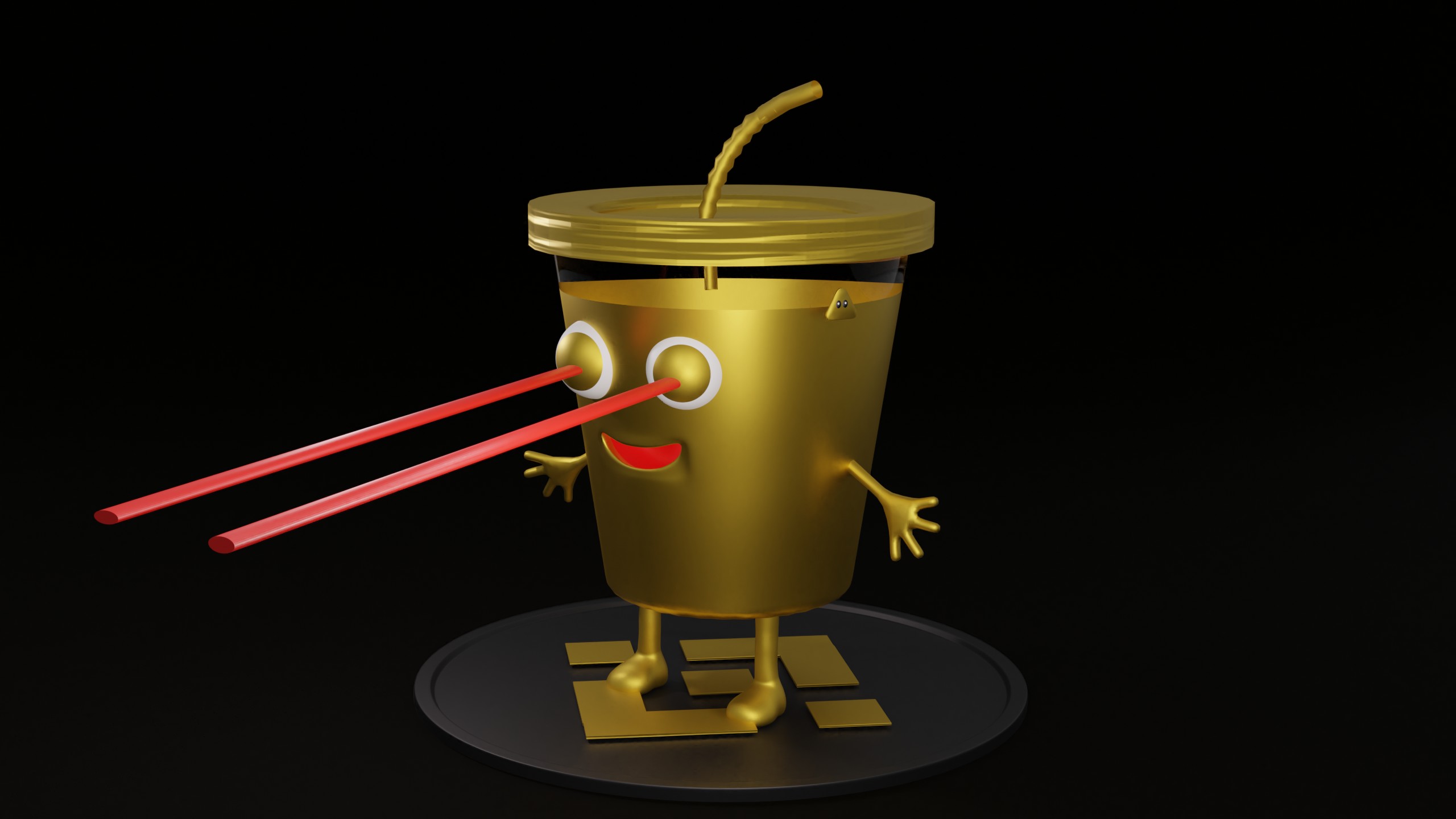 Laser Eyes Smoothy Rare #3 | NFT Collection | Airnfts