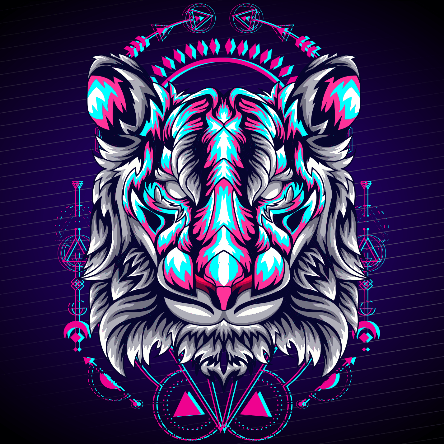 Tiger Cyber Punk | NFT Collection | Airnfts
