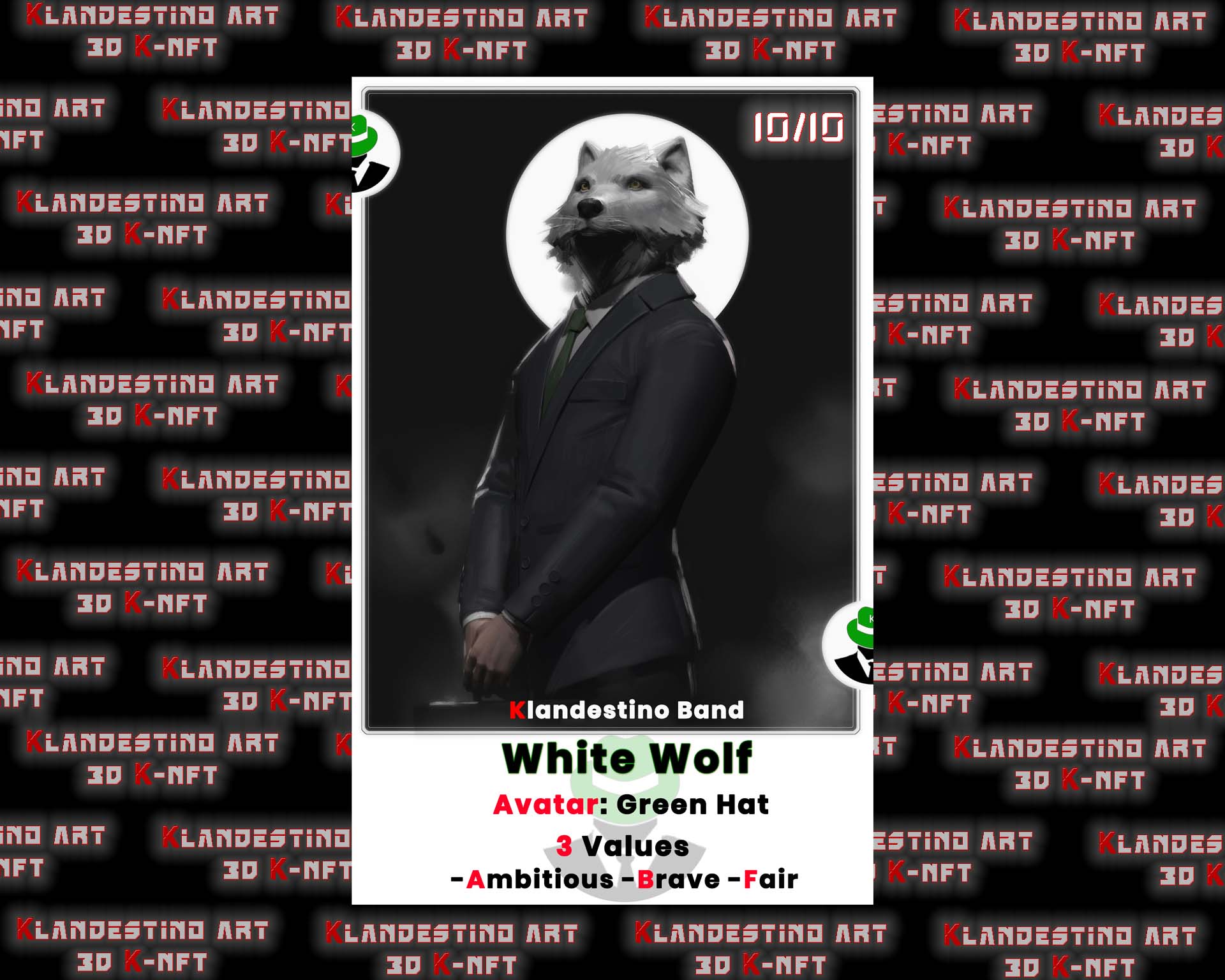 Wolf Card #10 | NFT Collection | Airnfts