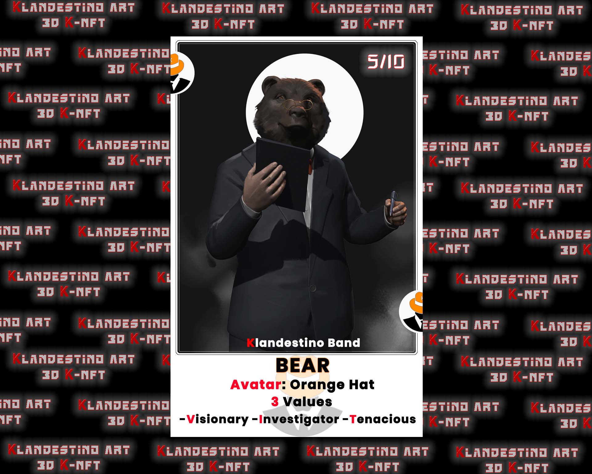 Bear Card #5 | NFT Collection | Airnfts