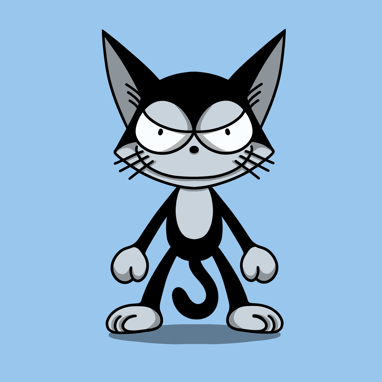 #001 weirdcat aka black cat | NFT Collection | Airnfts