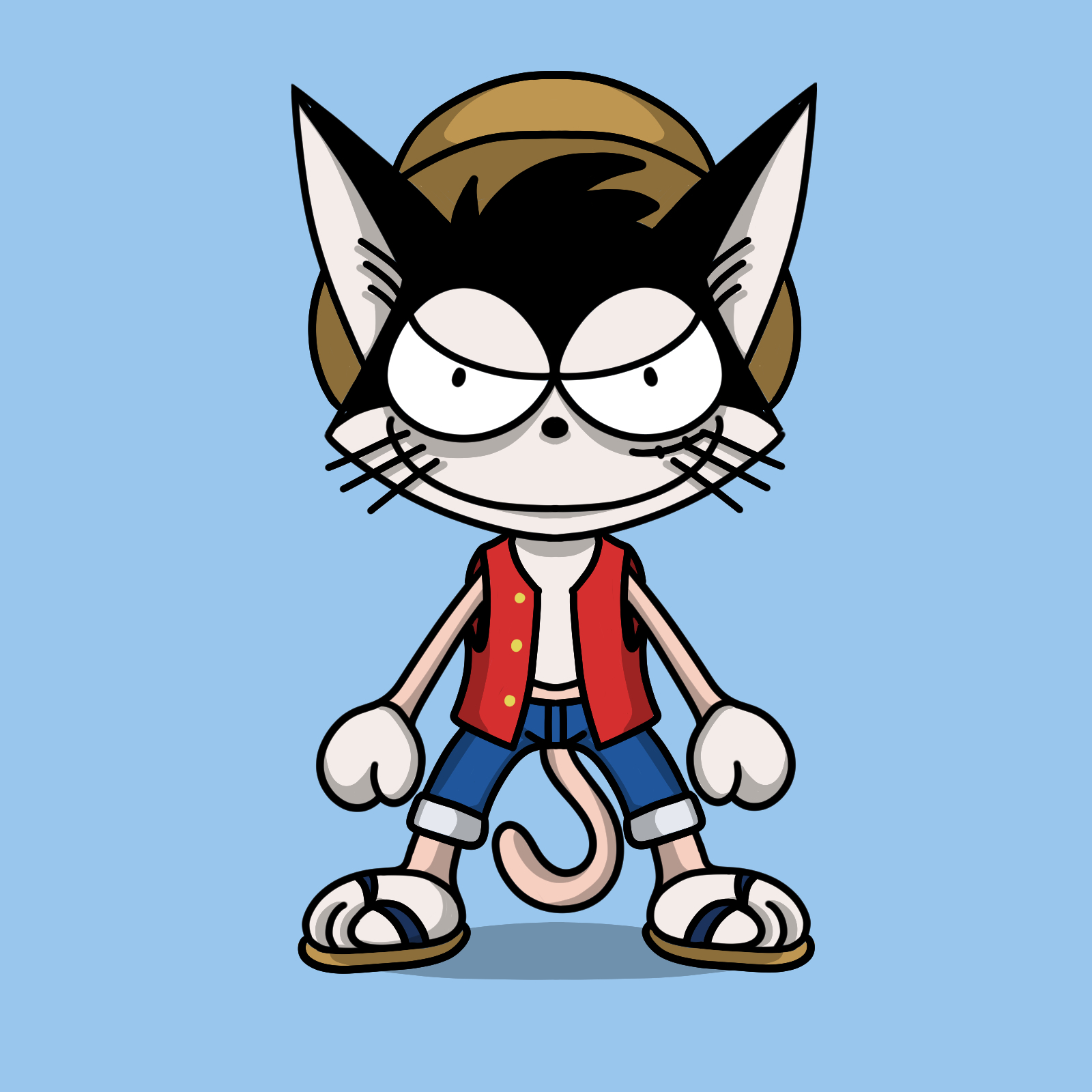 #004 weirdcat aka luffy | NFT Collection | Airnfts